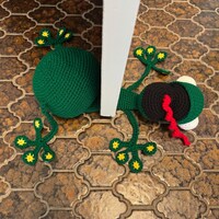 Splat Frog Crochet Amigurumi Pattern, Instant Download PDF in English ...