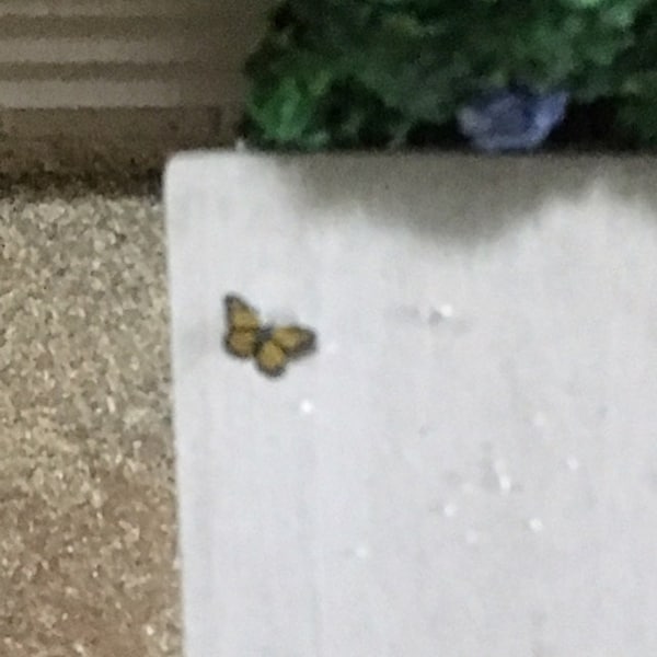 Monarch, Micro Miniature Butterfly, Danaus Plexippus, Dollhouse Scale ...