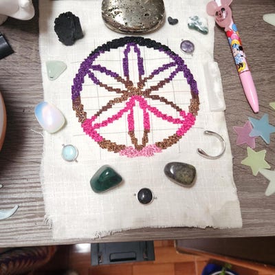 Hecate's Wheel, Symbol of Life PDF Pattern Cross Stitch, Embroidery ...