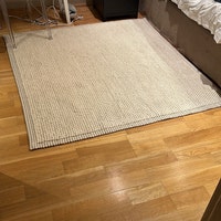 Cozy Beige Wool Rug With Custom Options - Handwoven Chunky Loop Style ...