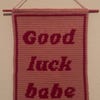 Good Luck Babe Crochet Tapestry Pattern - Etsy