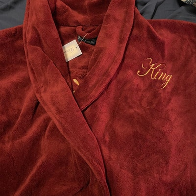 Personalized Robe Custom Birthday Gift for Him, Cozy Fleece Robe ...