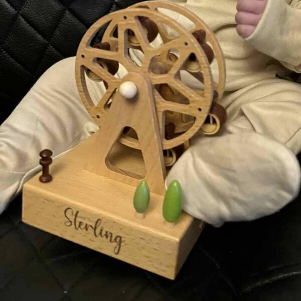 Personalized Musical Carousel, Custom Music Box for Kids, Christmas ...
