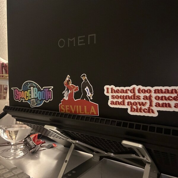 Overstimulated ADHD Too Many Sounds Sticker Neurodivergent Mental ...