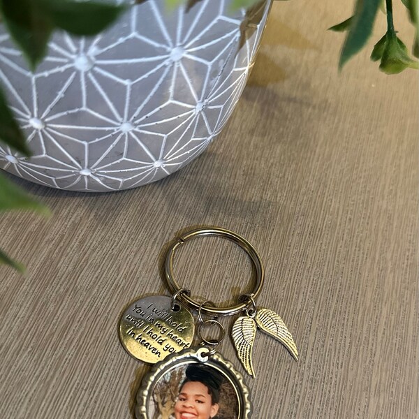 Memorial Keychain - in Memory of Gift - Remembrance Keychain - Loss ...