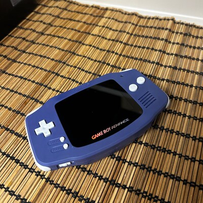 Clear Red Nintendo Game Boy Advance GBA SP Ips MOD Adjustable ...