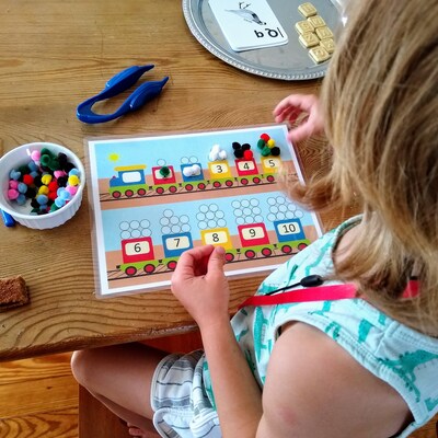 Problem Solving Pattern Matching Busy Bag With Popsicle Sticks OR ...