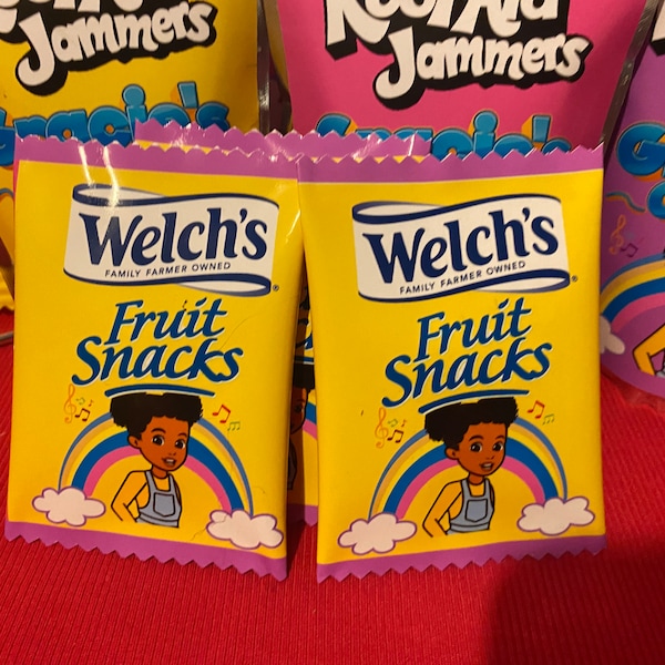 Fruit Snack Wrapper Template: DIY Party Favor Label (canva Editable) - Etsy