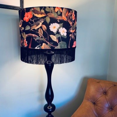 Shadow Caller Bird Lampshade With Fringing - Etsy