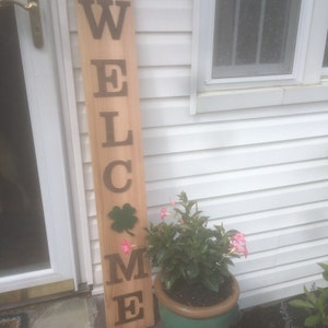 Interchangeable Welcome Sign Craft Kit Large & Small Unfinished Ready ...