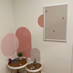Mia Adhesive Wall Decal Circle Shape Sticker - Etsy
