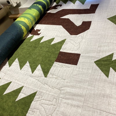 Bumble Bee Longarm Quilting Digital Pantograph Used in E2E edge to Edge ...
