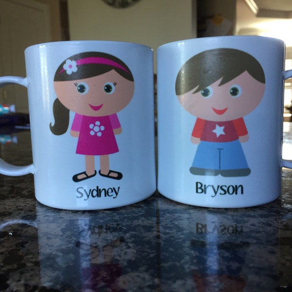 Personalized Kids Cup - Child's Mug Made to Look Like Your Child ...