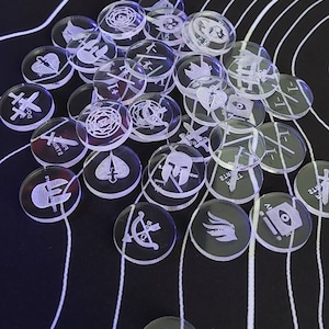 Acrylic Magic Plus 1 1 Counters Tokens Set MTG Magic the Gathering ...