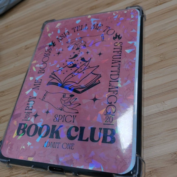 Kindle Insert Kindle Srickers Cat E-reader Holographic Insert Kindle ...