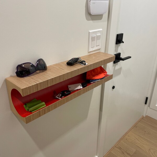 Entryway Organizer/ Floating Shelf/ Entryway Shelf/ Floating Console ...