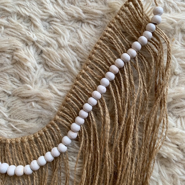 Large Raffia Wall Backdrop | Bohemian Bedroom Tapestry | Natural Living ...