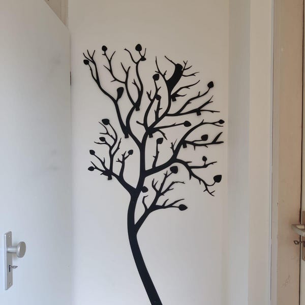 Extra Large Tree Branch Coat Rack / Entryway Organizer / Wall Mounted ...