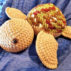 Jumbo Crochet Turtle Pattern Amigurumi PDF - Etsy