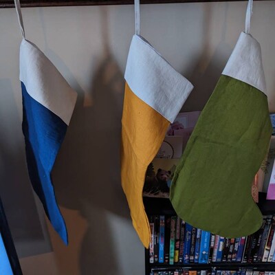 Wide Leg Linen Pants With Hidden Side Pockets AUSTIN HIDE / - Etsy