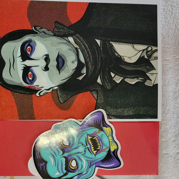 Classic Monsters Sticker Pack - Etsy