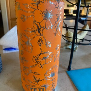 14oz 270 Tulip 2.0 Design Laser Engraved on a Yeti Mug - Etsy