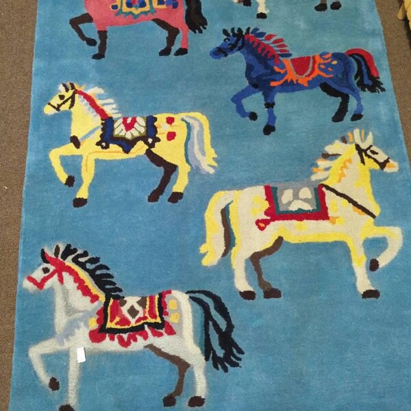 Irregular Shape Modern Colorful Hand Tufted Amoeba Wool Area Rug for ...