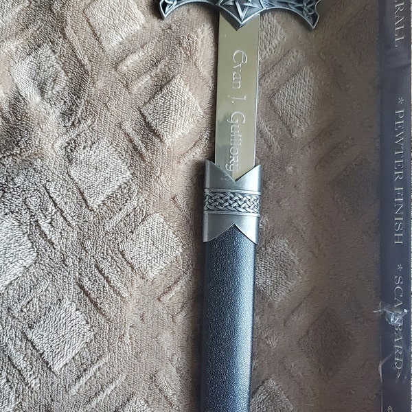 Personalized Celtic Dagger With Free Engraving - Etsy