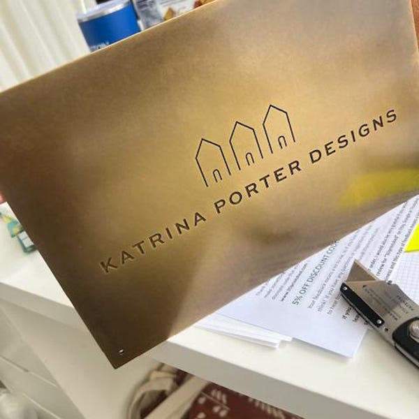 Engraved Brass Plaques - Solid Brass - Name Plates - Custom House Signs ...