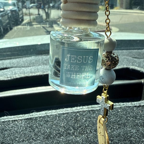 Jesus Take the Wheel Car Diffuser Car Air Freshener Christian Scented ...