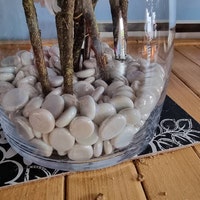 Purple Glass Pebbles Home Vases Wedding - Etsy UK