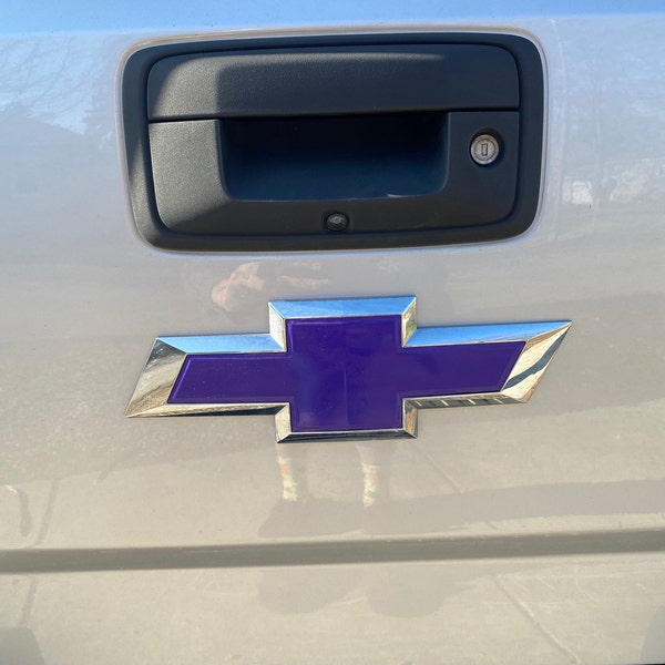 Gloss Purple Chevy Emblem Vinyl Wrap Kit 2 Sheets - Etsy