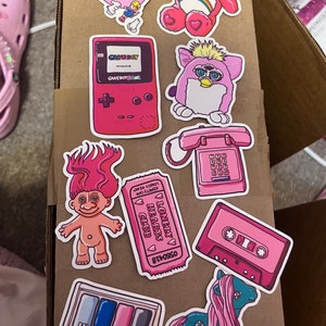 80s Stickers 80's Aesthetic Sticker Pack Grl Pwr Sticker - Etsy Canada