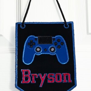 Video Game Controller Sony Playstation PS4 Style Applique Embroidery ...