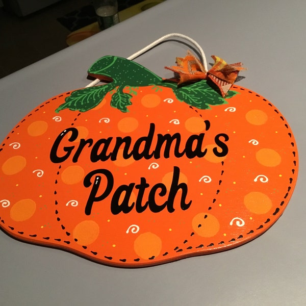 Personalize PUMPKIN TEACHER SIGN Class Classroom Name Room Door Plaque ...