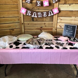 My First Rodeo Birthday. My First Rodeo Banner. Cowgirl - Etsy