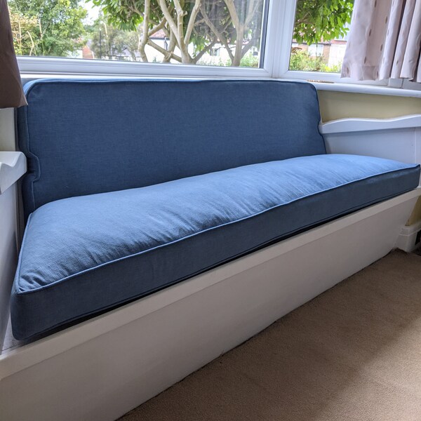 Custom Bay Window Cushion , Window Bench Cushion, Daybed Cushion, Bay ...