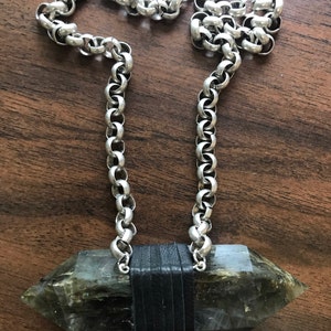Obsidian Triple Layered Coin Necklace - Etsy