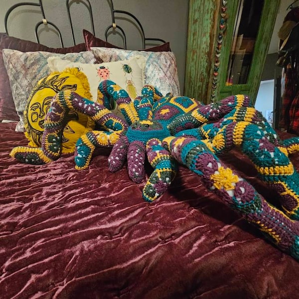 Crocheted Baby Tarantula MADE TO ORDER Crocheted Spider Custom Spider ...
