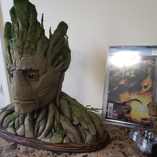 Groot Sculpture Bust Statue - Etsy
