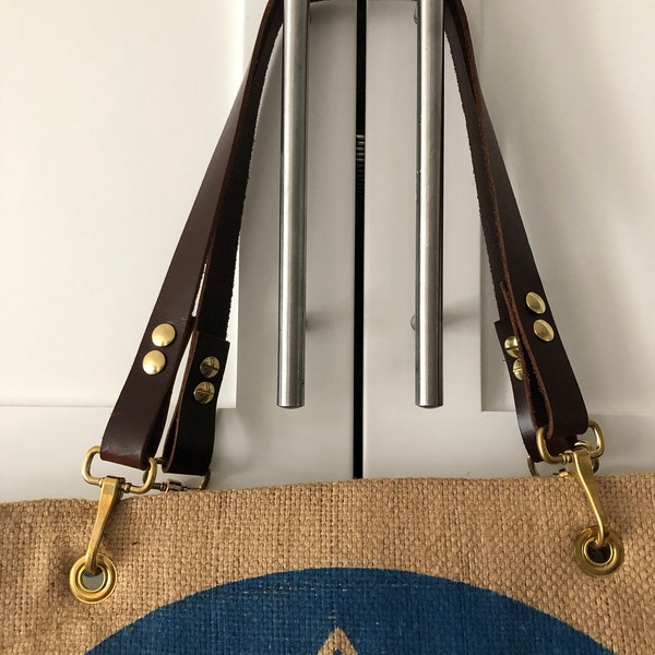 2meters (78") 3/8" & 3/4" Genuine Leather Strap Quality Flat Leather ...