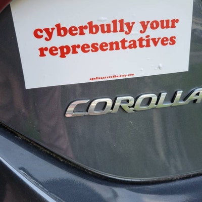 Funny Weird Gen Z Bumper Sticker, a Witch Turned Me Into a Car, 7.5 X 3 ...