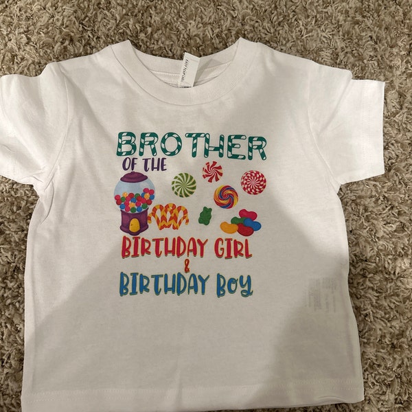 Candy Birthday Shirt Sweets and Candy Birthday Shirt Sugar Treats ...