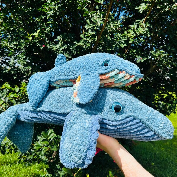 BUNDLE - Hugo the Humpback Whale Pattern | Crochet Pattern |digital ...