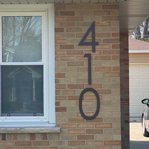 14 Inch Modern House Numbers Letters - Etsy