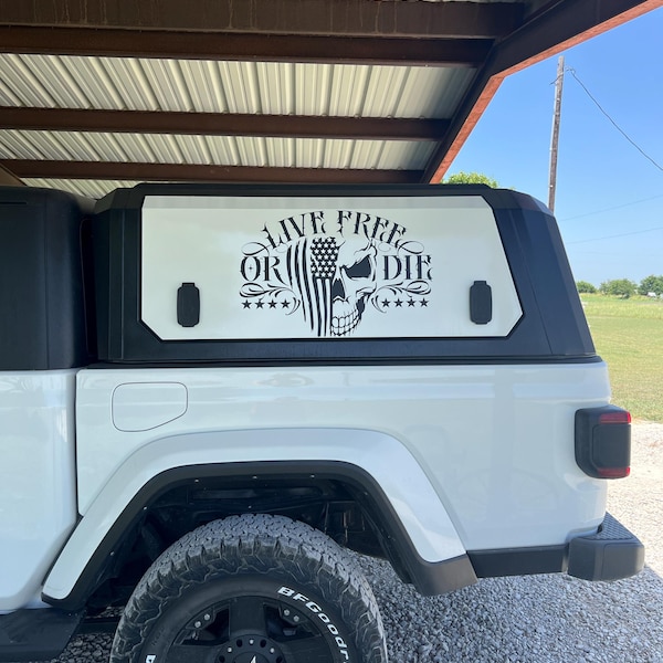 Live Free or Die Decal Sticker Vinyl Graphic American Car Truck Window ...