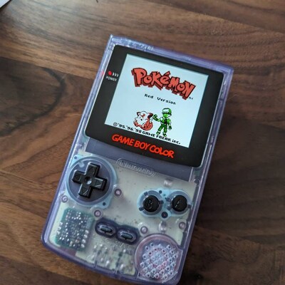 The Latest Tech Gameboy Color GBC Black Shell logo Color Can - Etsy