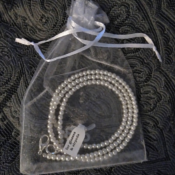Pearl Mask Chain, Face Mask Chain, Glasses Lanyard, Mask Lanyard, Mask ...