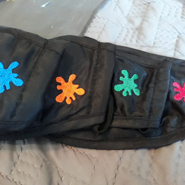 PAINT SPLAT Embroidery Design - Machine Embroidery - 5 Designs - 1 Inch ...