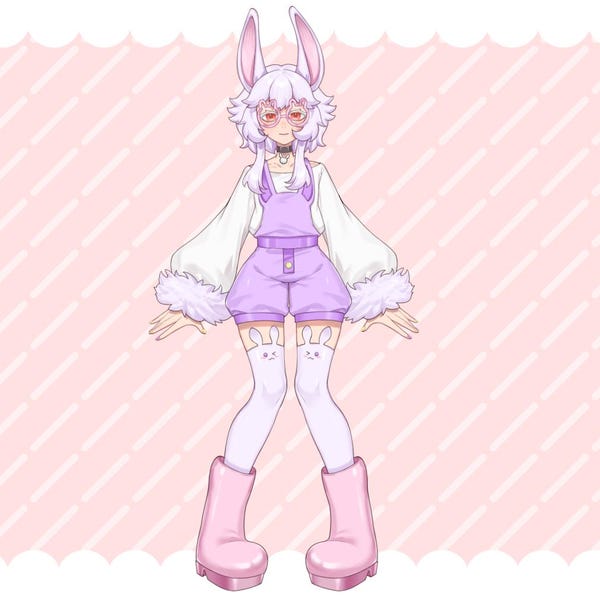 Custom Vtuber Live2d Model Commission virtual Youtuber Modelvtuber ...